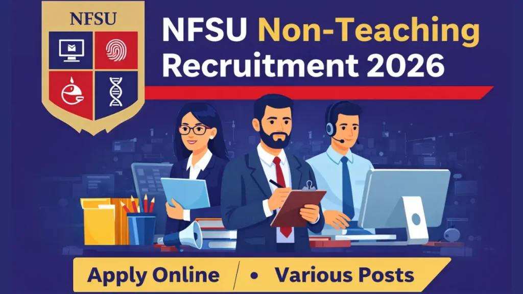 NFSU Non-Teaching Recruitment 2026 Notification and Online Application ...
